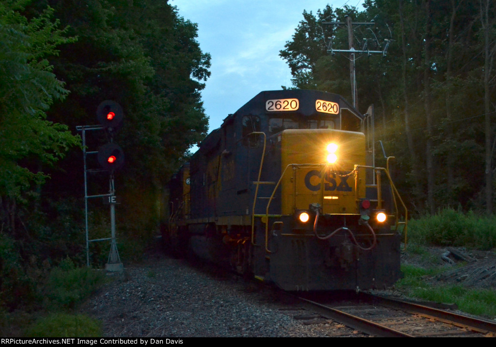 CSX GP38-2 2620 leads C764-27